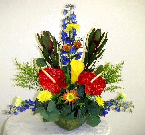 Right Angle Flower Arrangement