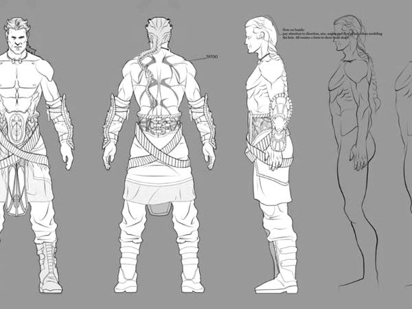 ORTHOGRAPHIC DRAWING LAYOUT/CHARACTER SHEETS - Vinh Mac