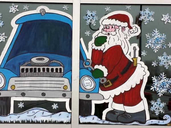 Santa Mechanic - ART WILL TRAVEL