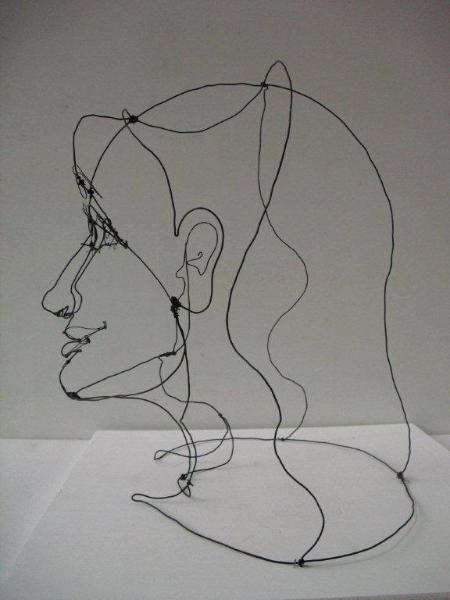 Wire Self-Portrait - Tori Veach